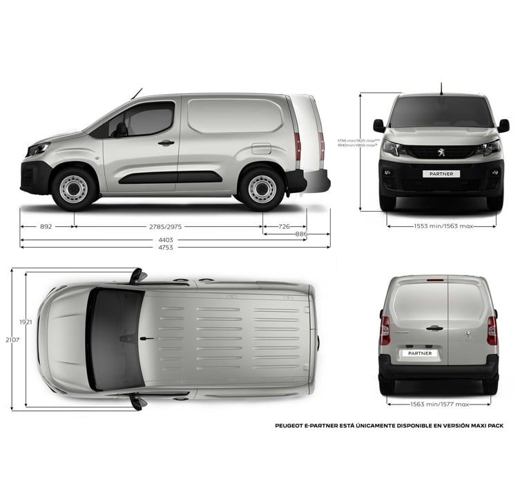 e-Partner: la van eléctrica para profesionales